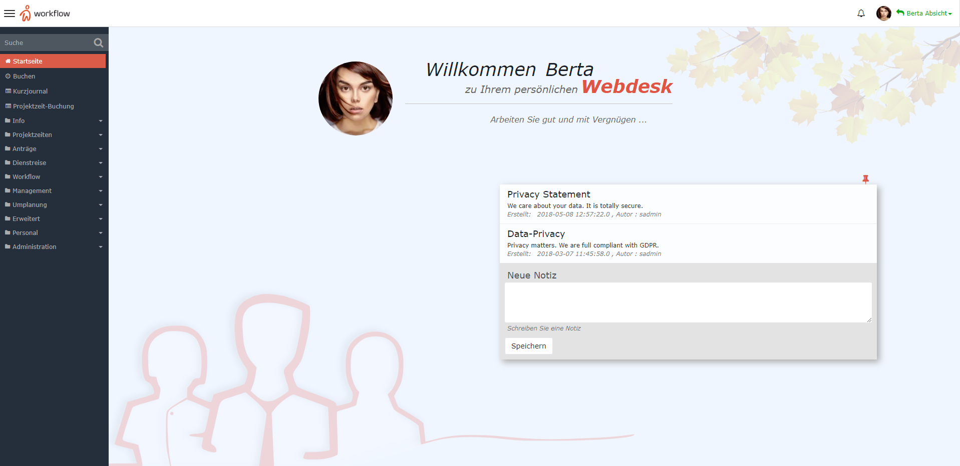 Generelle Übersicht